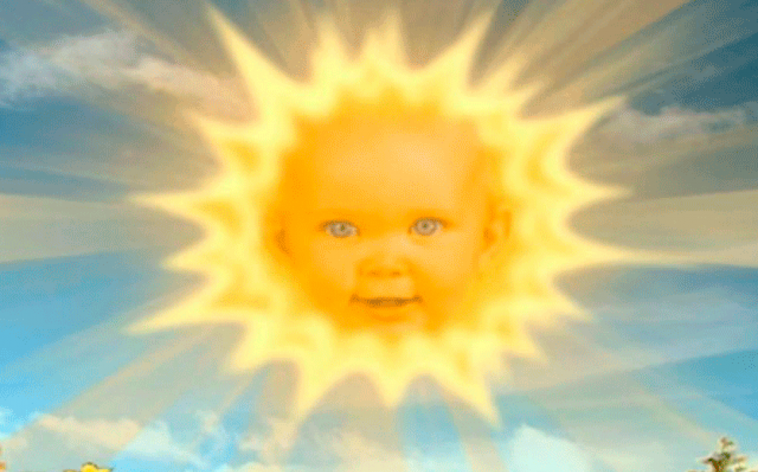 Así luce hoy el Sol de los “Teletubbies” después de dos décadas