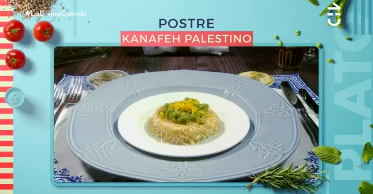 “Kanafeh Palestino” fue el postre de Francisco Chahuán