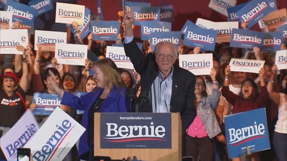 Bernie Sanders se convierte en líder en la carrera demócrata hacia las ...