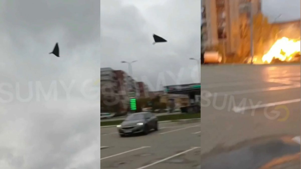Terror en Ucrania: Captan momento exacto en que dron ruso ataca en ...