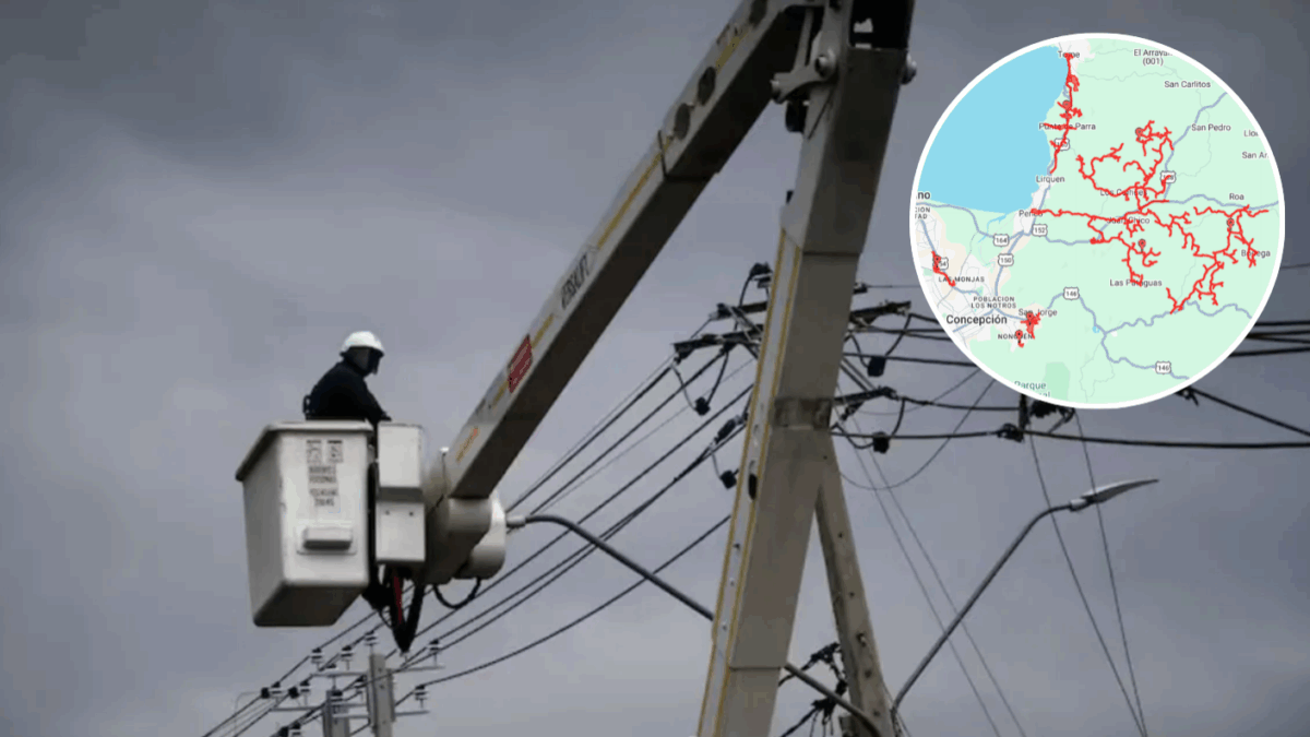 Sistema frontal en zona sur: Más de 17 mil clientes permanecen sin luz