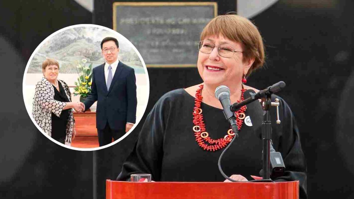 Michelle Bachelet concretó reunión clave con China en medio de su ...